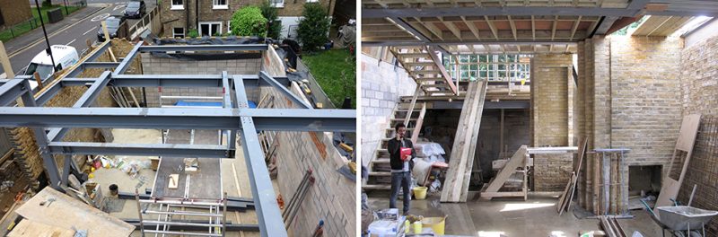 House of Four Site construction | UNDERCURRENT ARCHITECTS